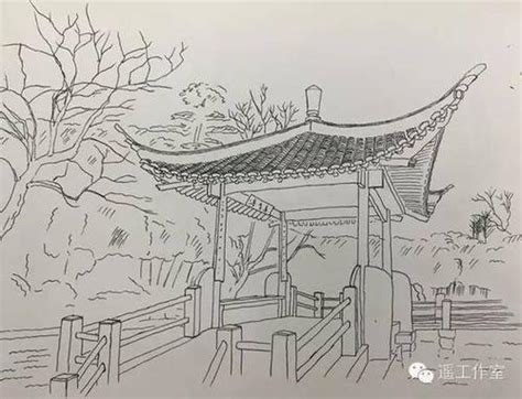 高淳泮池公园简笔画 简笔画图片大全 蒲城教育文学网