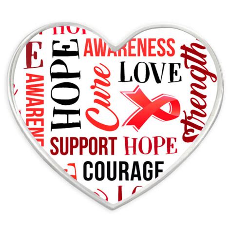 Heart Disease Awareness 3 Pin Set Pinmart