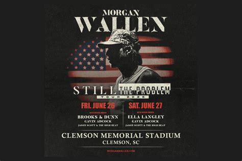Morgan Wallen Adds Clemson Shows To 2026 Tour Ashevilles 828 News Now
