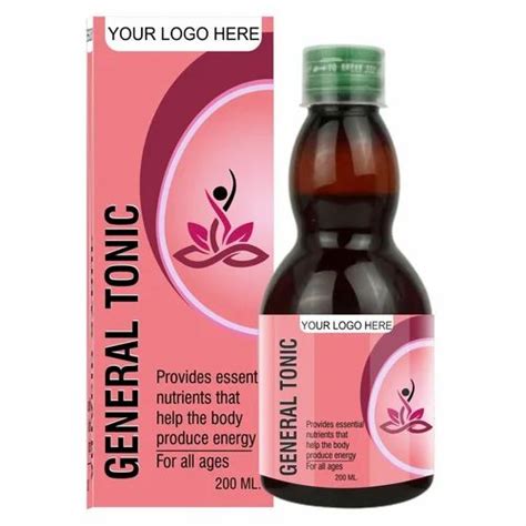 General Tonic Syrup Energy Immunity And Vitality Boost Herbal Health