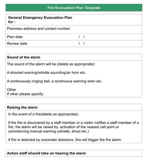 26 Free Printable Fire Evacuation Checklist Templates Sample Pdf Ms Word American Templates