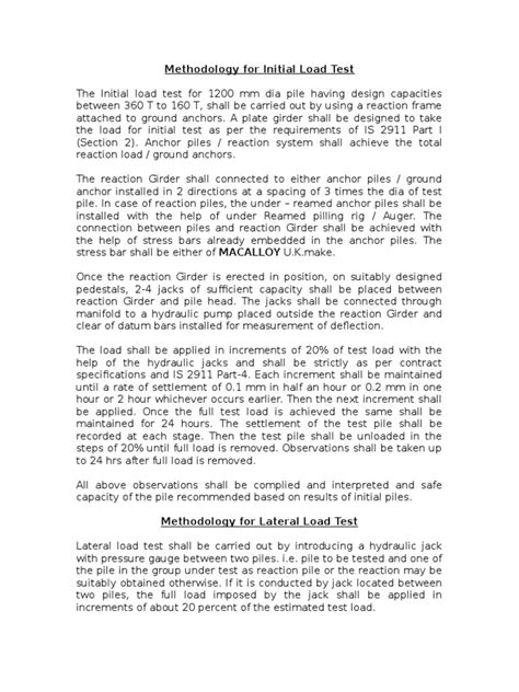 0224 Methodology Piling Work Pdf Anchor Deep Foundation