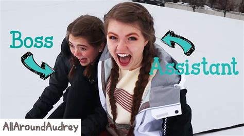 Being My Sisters Personal Assistant For 24 Hours I Allaroundaudrey Youtube