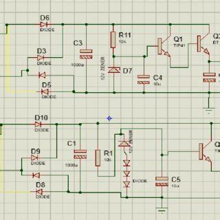 Circuit Diagram Showing The Transistor Based Driver Circuit Download Scientific Diagram