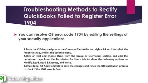 Ppt Quickbooks Error How To Fix Icwrapperdll Registration Failed