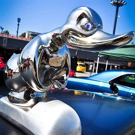 Angry Duck Hood Ornament Alloy D Funny Duck Hood Ornament Car Bonnet Ornament Angry Rubber