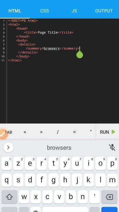 Html Detailssummary Tags Example Coding Css Webdesign Html Programming Youtube