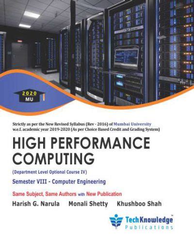 Techknowlege High Performance Computing By Narula Shetty And Shah Mu Bookwalas