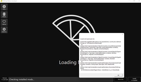 melon assistant cant find the vrchat directory and when i load in it