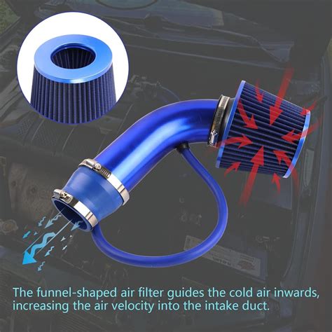 For Infiniti G25 G35 G37 G20 3 Cold Air Intake Filter Induction Pipe