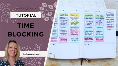 How To Use Time Blocking In Your Bullet Journal Bujo Productivity