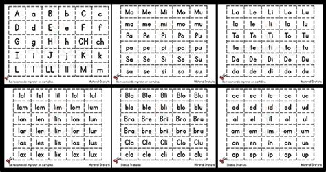 Silabario Para Imprimir Y Recortar Pdf Free