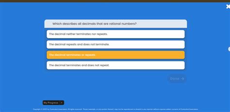 Which Describes All Decimals That Are Rational Numbers The Decimal Neit