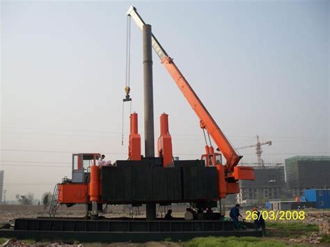 Customized Hydraulic Static Hammer Pile Driver For Construction Site