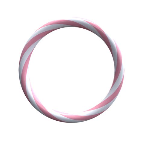 3d Candy Cane Frame 3d Rendering 15081651 Png