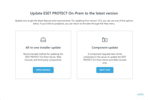 Update ESET PROTECT On Prem ESET PROTECT On Prem ESET Online Help