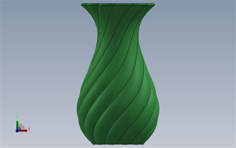花瓶solidworks 2017模型图纸下载 懒石网