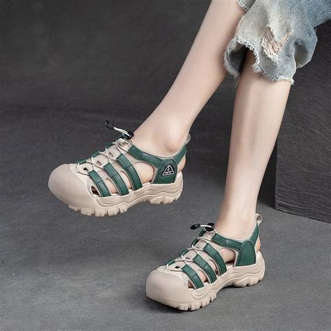 Women Stylish Casual Leather Summer Sandals