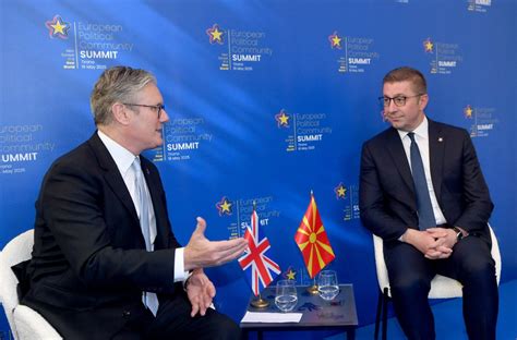 Hristijan Историски ден за Македонија Денеска остварив средба со премиерот на Обединетото