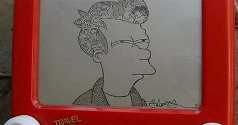 not sure if etch a sketch skills or photoshop skills album on imgur