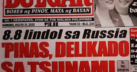 Balasador Kadakuon 8 8 Na Lindol Sa Rusya