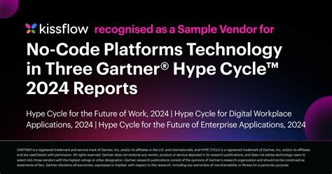 Kissflow Named A Sample Vendor In Three Gartner 2024 Hype Cycle Reports