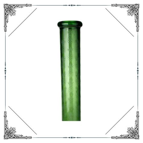 Wholesale 18 Inches Phoenix Star Sandblast Glass Beaker Hand Blown Herb