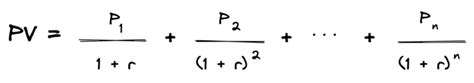 Understanding Present Value Formulas Propertymetrics