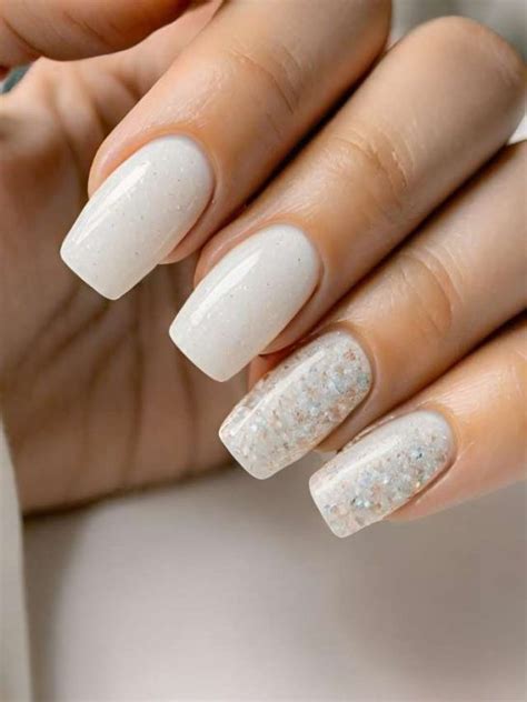 85 Chic Milky White Nail Designs And Ideas