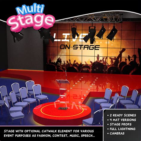 Multi Stage for DAZ ⋆ 3d-stuff Community