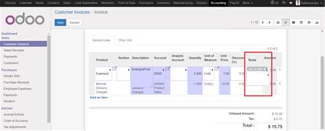 Taxes Dropdown Problem In Purchase Order Line Sale Order Line Customer Invoices And Vendor