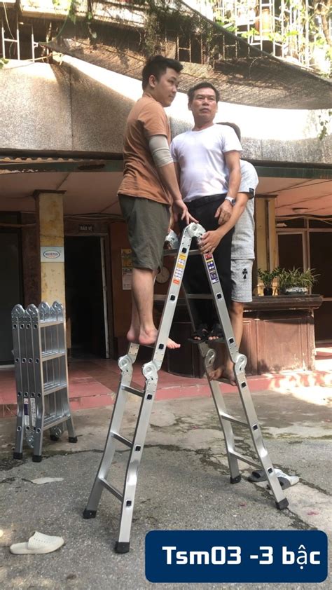 Thang Nhôm Gấp 4 Khúc Tsm 03 1 7m 3 7m Siêu Thị Tg