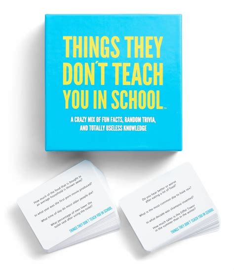 სამაგიდო თამაში Things They Dont Teach You In School