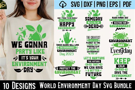 World Environment Day Svg Bundle Graphic By Wishessvghop · Creative Fabrica