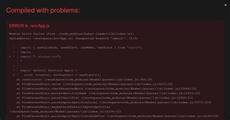 React Router Debug Codesandbox