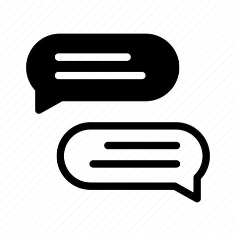 Chat Communication Message Talk Bubble Conversation Icon Download On Iconfinder