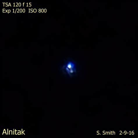 Alnitak B Double Star Observing Cloudy Nights