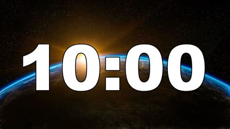 10 Minute 600 Seconds Timer With Sound Alarm COUNTDOWN Stunden