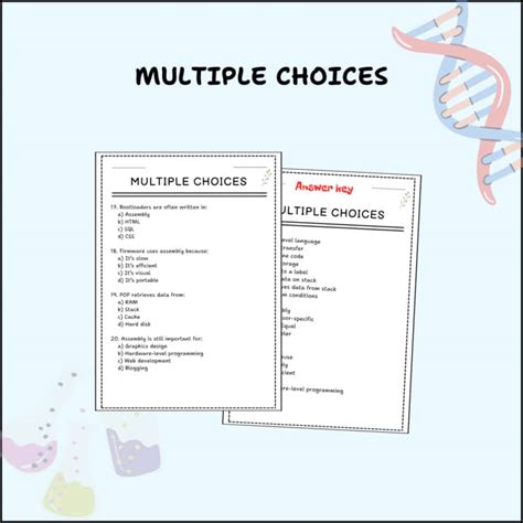 Assembly Language Basics No Prep Reading Passages Activities