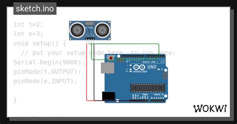 Ultrasonic Distance Wokwi Esp Stm Arduino Simulator
