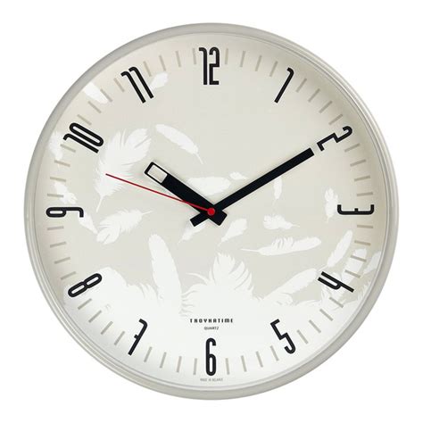 Часы настенные Перья D30 8 см 1 шт в заказе купить по низкой цене в интернет магазине Ozon