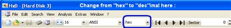 How To Use HxD To Save Sectors As Binary Files