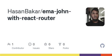 Github Hasanbakar Ema John With React Router