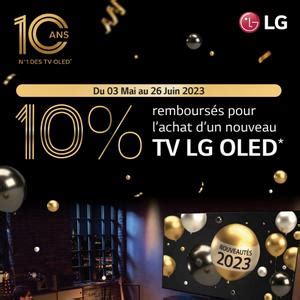 Anti crise fr Offre de Remboursement LG remboursés sur TV OLEDOffre de Remboursement LG