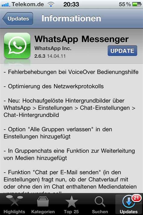 Update Whats App Spiegel Online And Doodle Jump