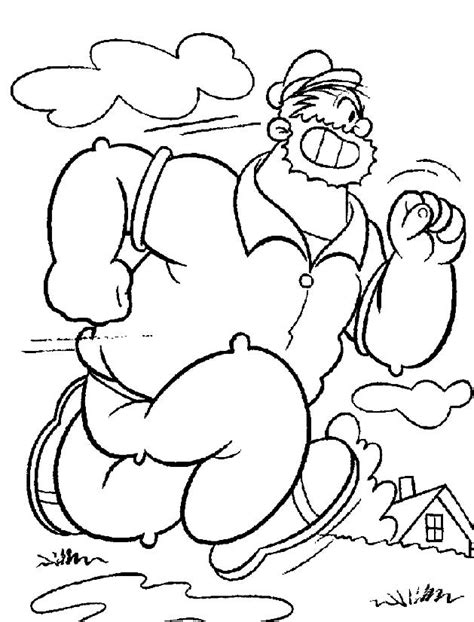 113 Dessins De Coloriage Popeye à Imprimer Sur Page 12