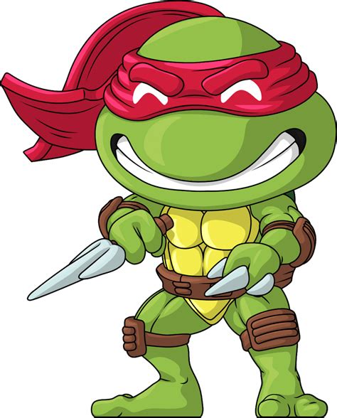 Chibi Girl Ninja Turtles