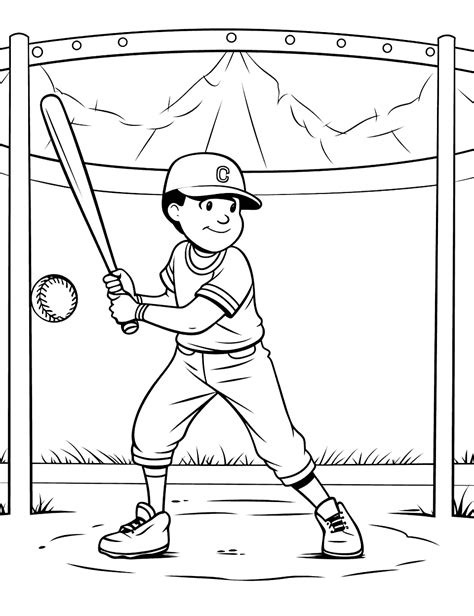 30 Baseball Coloring Pages Printable Free Sheets