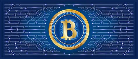 Cryptocurrency Technology With A Blockchain Themed Background Mining Illustration Creativity