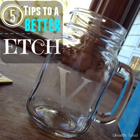 Glass Etching Tips 5 Ways To Get A Better Etch Silhouette School